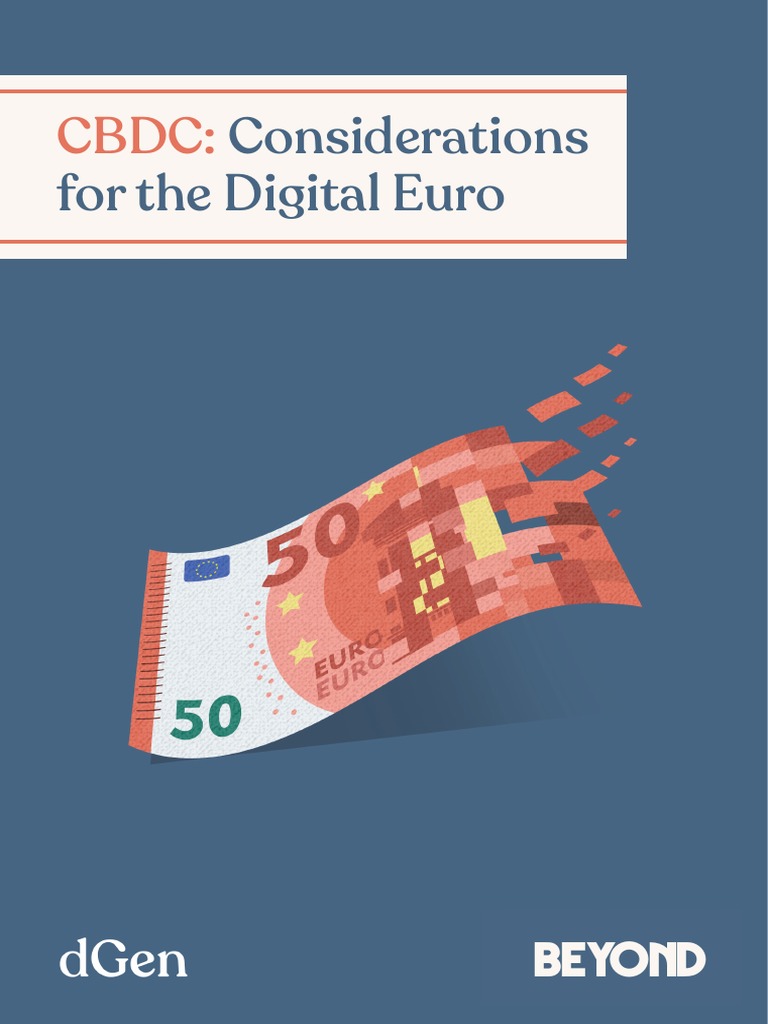 CBDC-Considerations For A Digital Euro | PDF | Eurozone | Euro