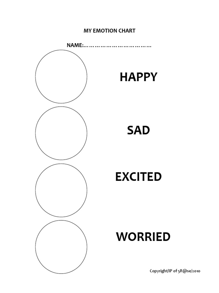 My Emotion Chart | PDF