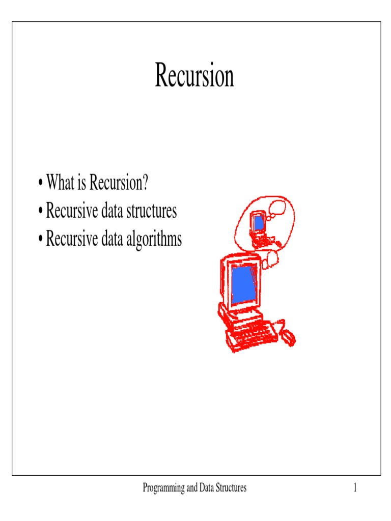 Recursion PDF | PDF | Recursion | Algorithms