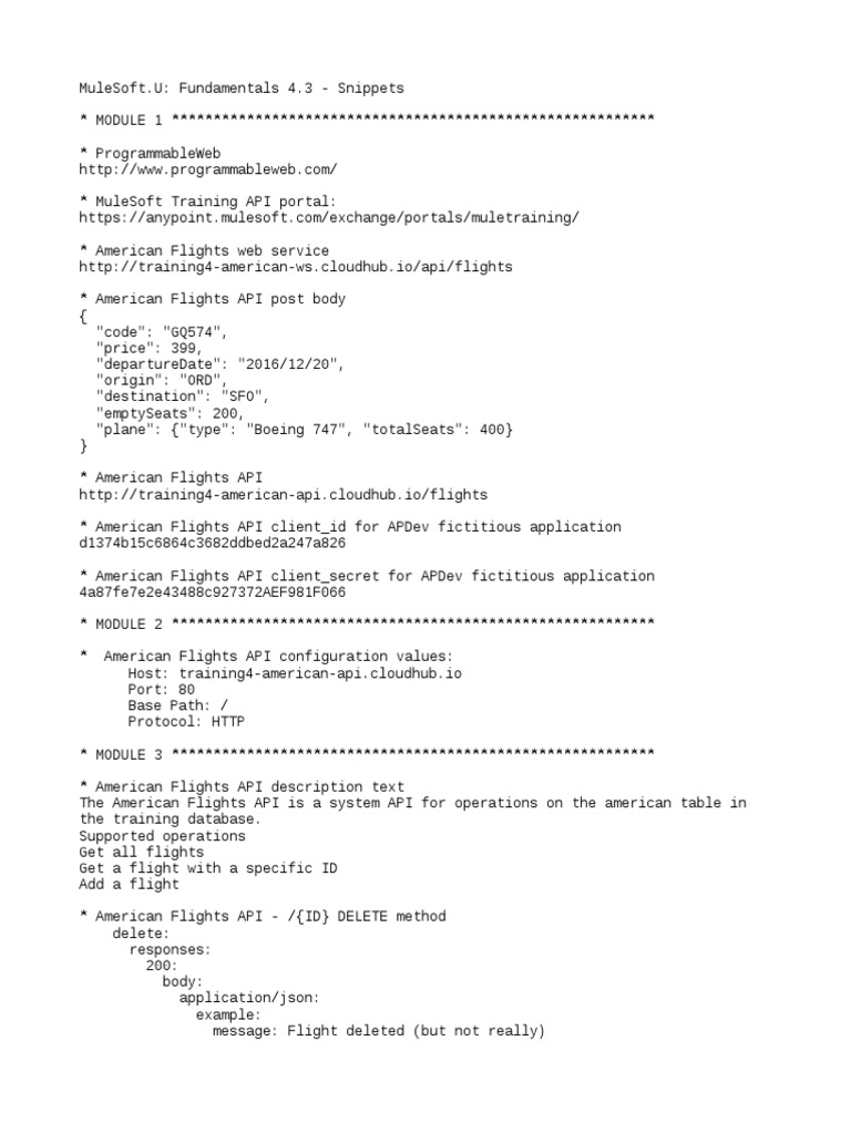 MUFundamentals4.3 Snippets | Download Free PDF | Application Programming Interface ...