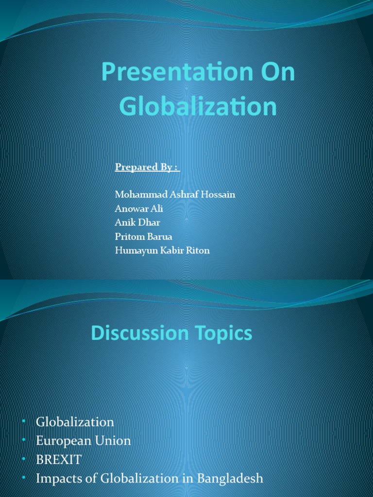 Globalization: Impacts and Insights | PDF