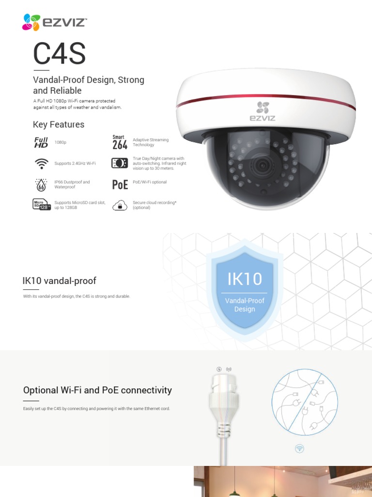 Vandal-Proof Design, Strong and Reliable Key Features | PDF | Camera ...