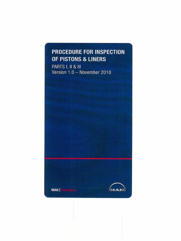 MAN Booklet Liner Inspection PDF | PDF