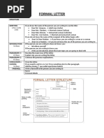 FCE WRITING PART 2 - Formalletter | PDF