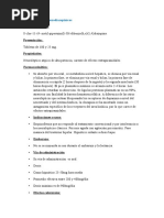 Uso y dosis de Risperidona EFG | PDF | Risperidona | Antipsicótico