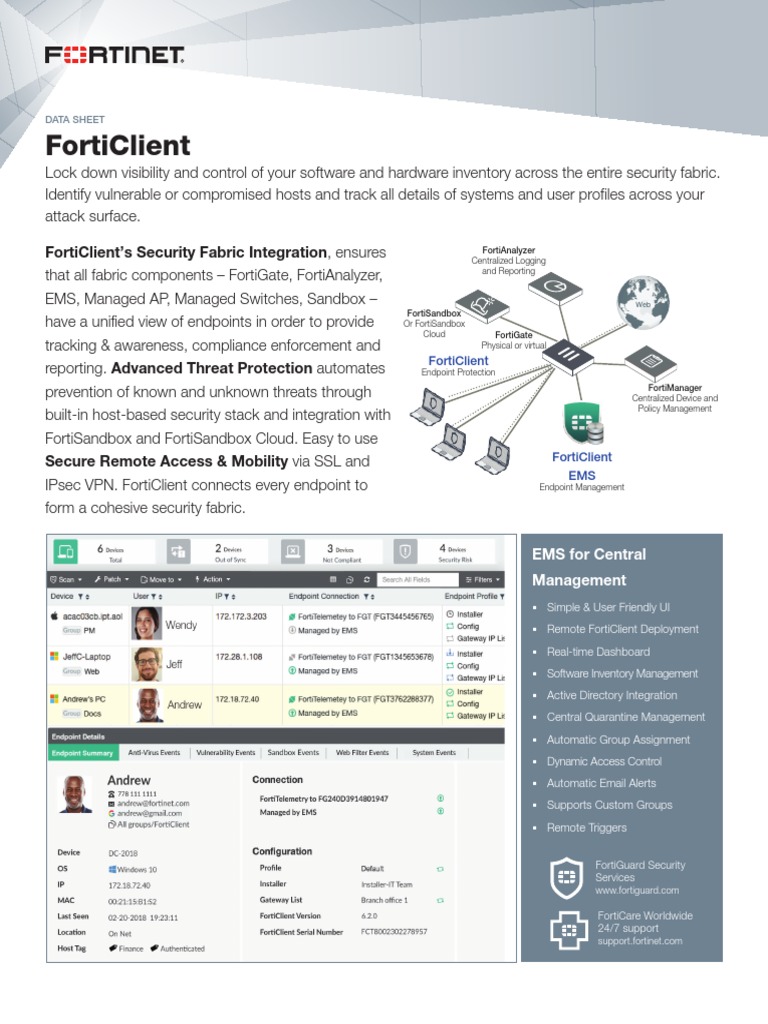 Forticlient PDF | PDF | Microsoft Windows | Operating System