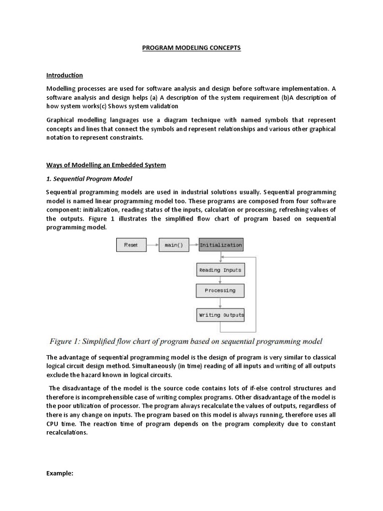 PROGRAM MODELING CONCEPTS Part 1 | PDF | Conceptual Model | Computer ...