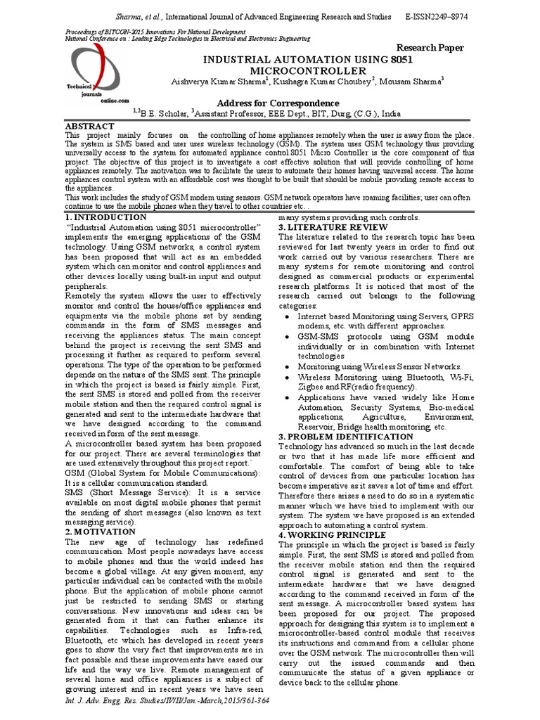 Case Study 8051 PDF | PDF | Microcontroller | Flash Memory