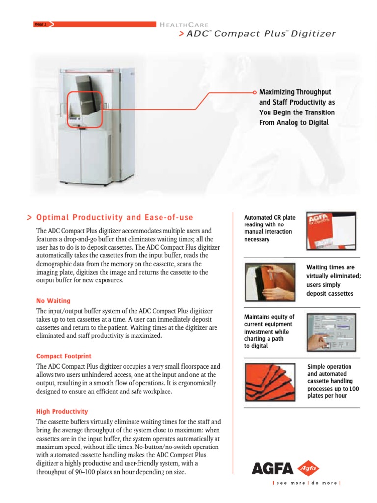 ADC Compact Plus Digitizer: Optimal Productivity and Ease-Of-Use | PDF ...