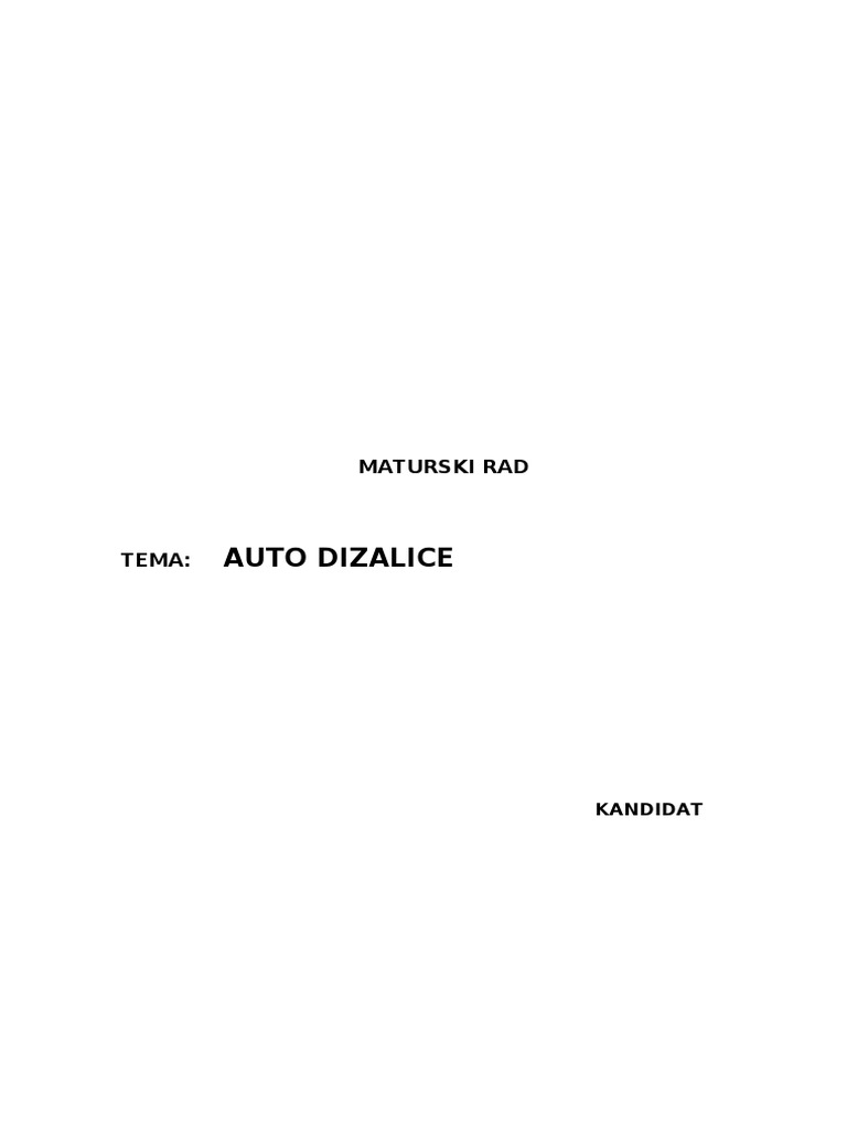 Auto | PDF