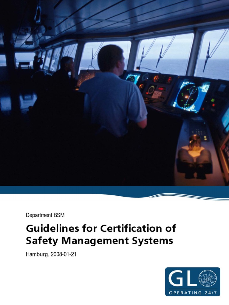Guidelines For Certification of Safety Management Systems: Department ...