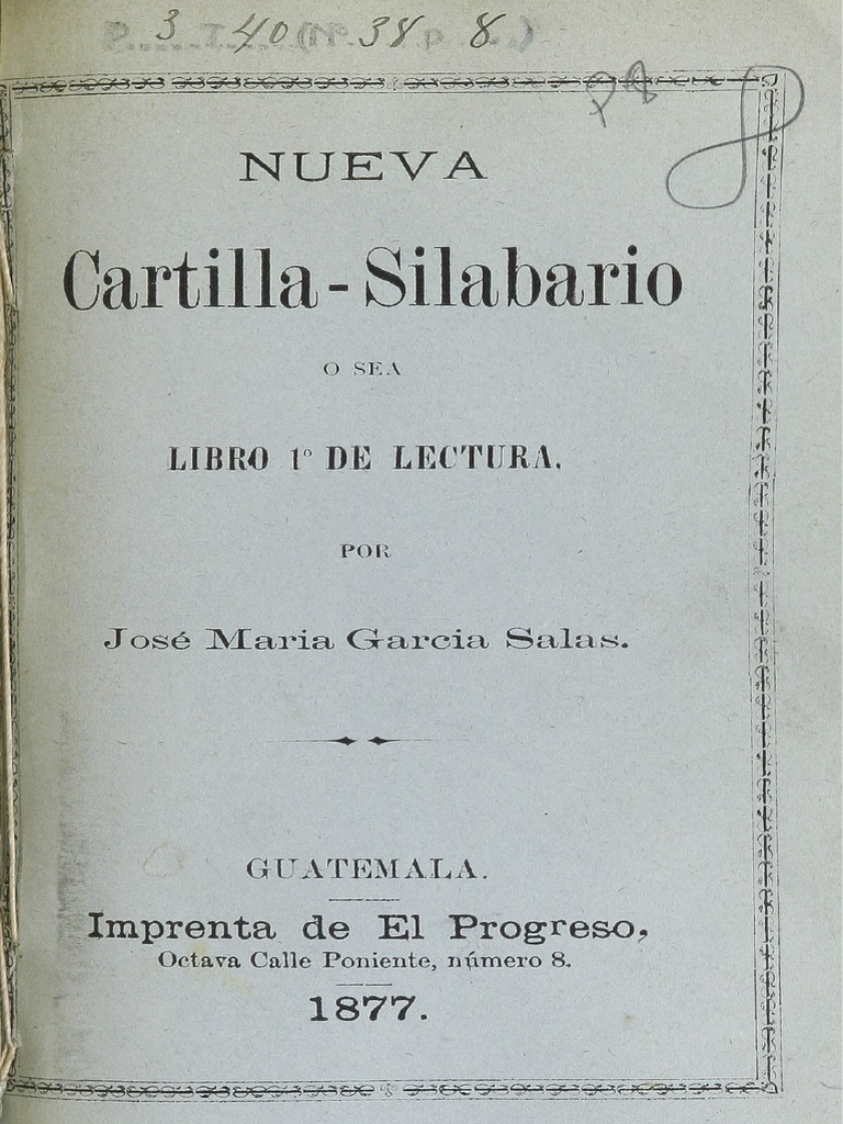 Nueva Cartilla Jose Maria Garcia | PDF | Vocal | Palabra