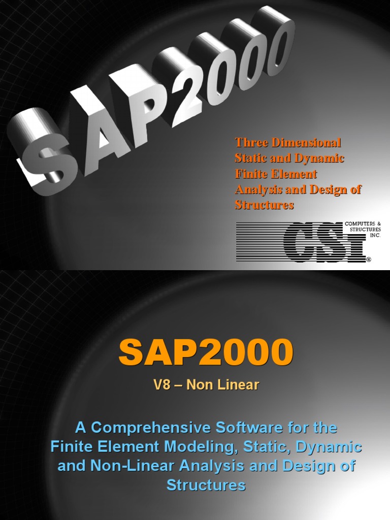 SAP2000 Presentation With New Graphics Sept 2002 | PDF | Plasticity ...