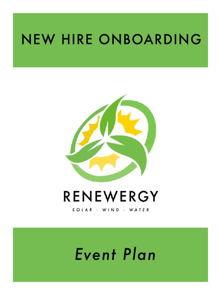 Onboarding Event Plan | PDF | Nature