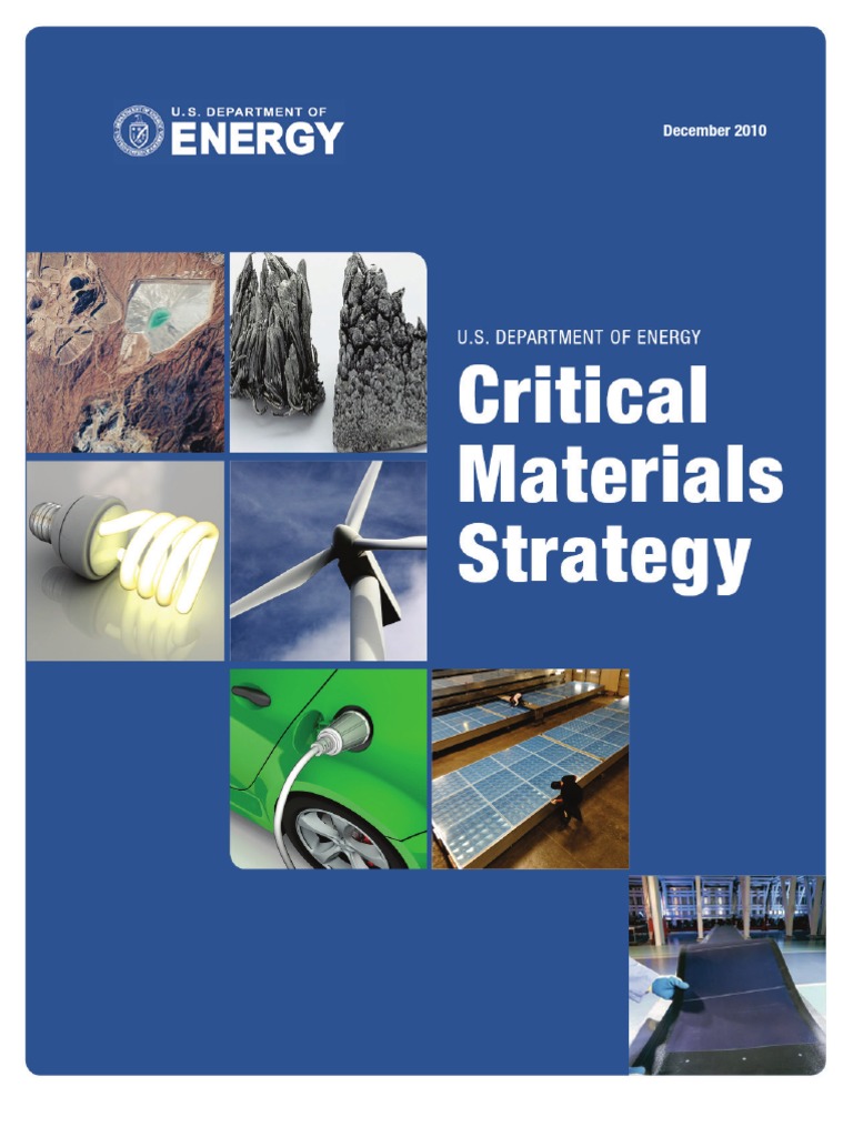 Critical Materials Strategy | PDF | Thin Film Solar Cell | Photovoltaics