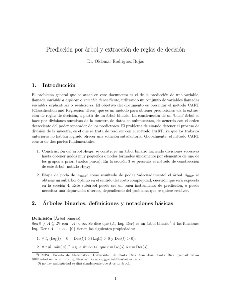 Metodo CART | PDF | Lógica matemática | Enseñanza de matemática