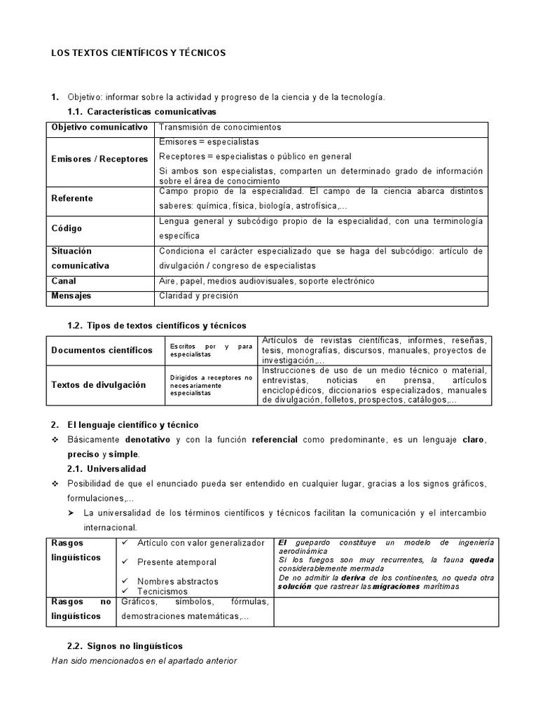 Textos Cientifico Tecnicos | PDF | Comunicación | Teoría