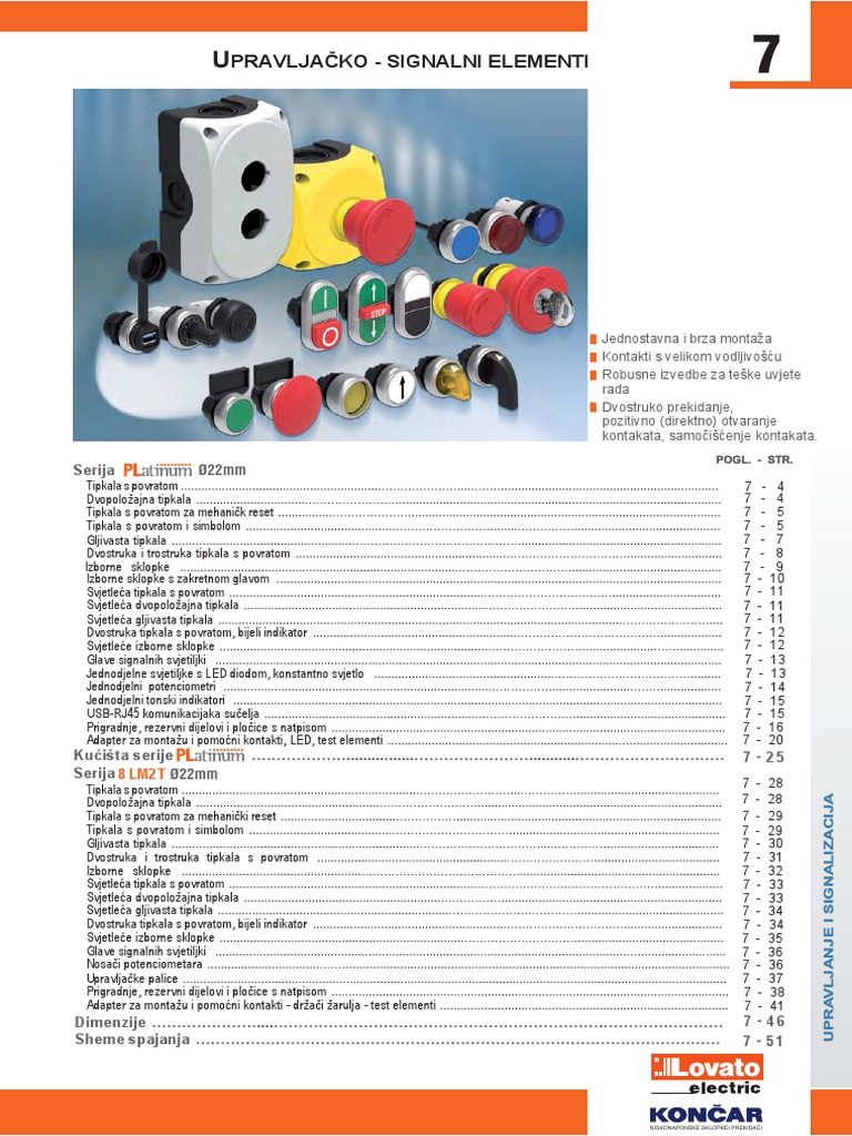 7 Upravljacko Signalni+elementi 2016 W | PDF