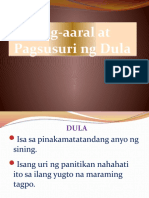 Week 9. 1. Dula Sangkap at Elemento NG Dula | PDF