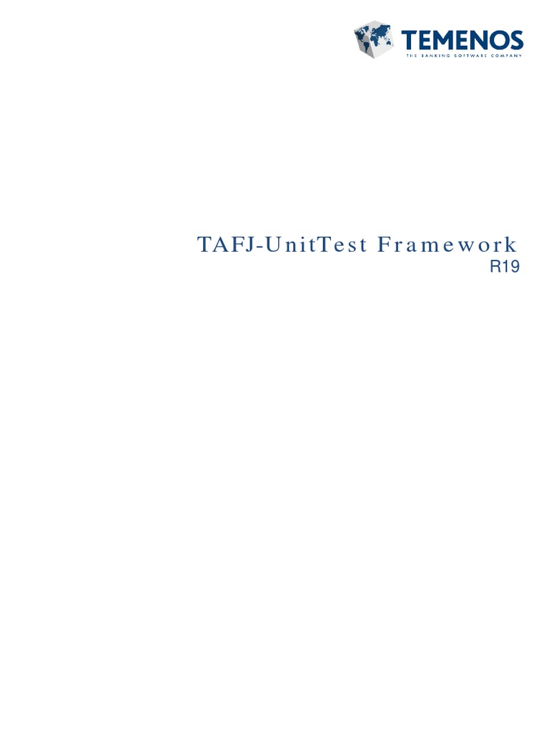 TAFJ UnitTestFramework | PDF | Parameter (Computer Programming ... TAFJ UnitTestFramework | PDF | Parameter (Computer Programming ...