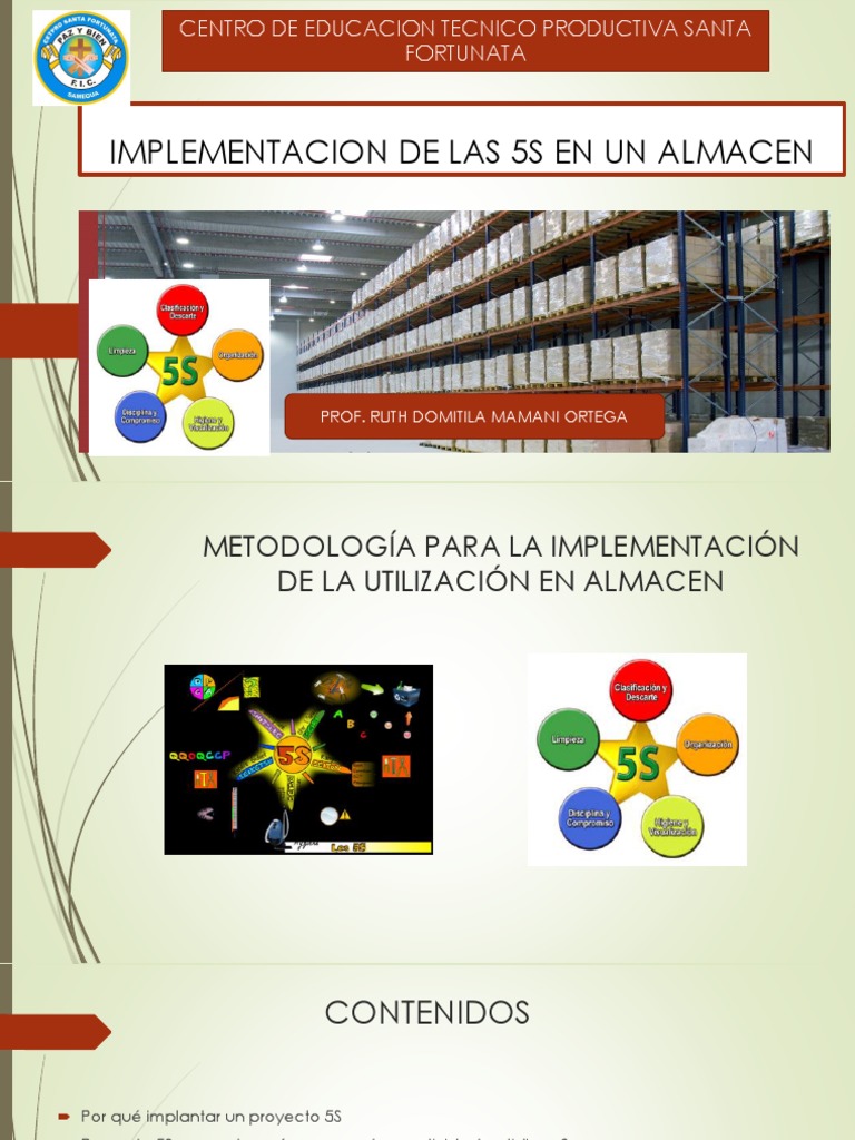 Implementacion De Las 5s Aplicación De La Metodología 5S En Los ERP