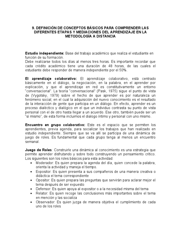 Conceptos Básicos | PDF | Aprendizaje | Enseñando