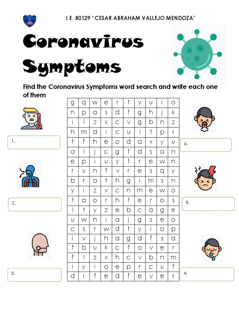 02 Worksheet COVID English | PDF