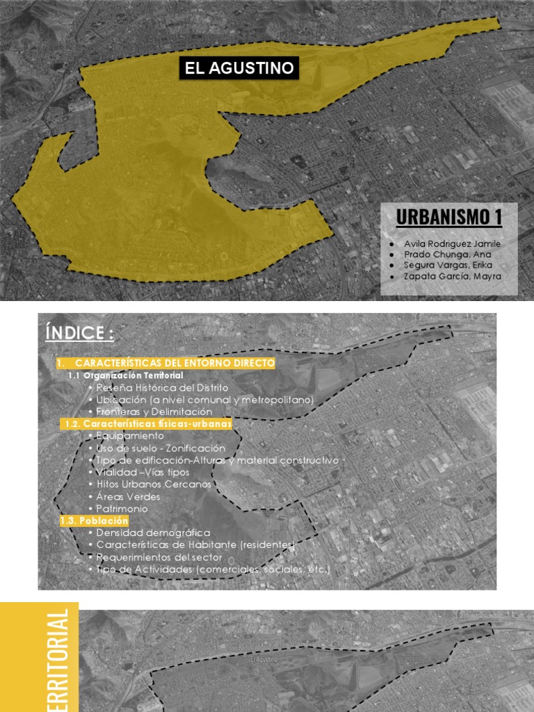 Análisis y Propuesta Urbana Del Distrito El Agustino | PDF | Lima ...