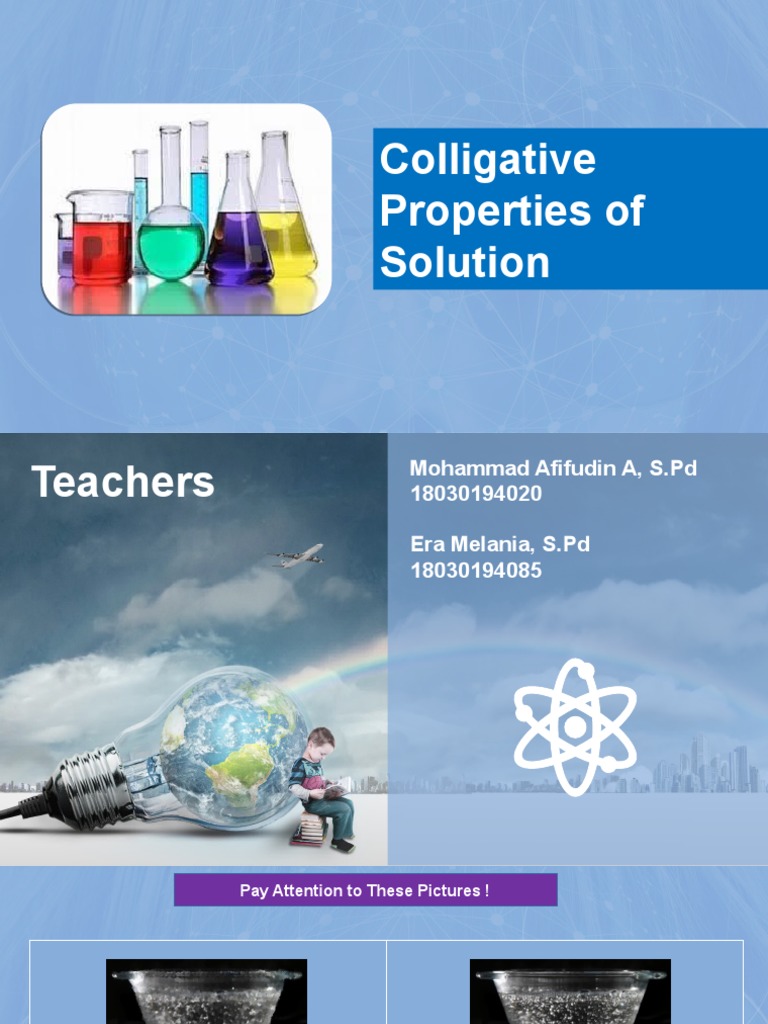 Understanding Colligative Properties | PDF | Solution | Osmosis