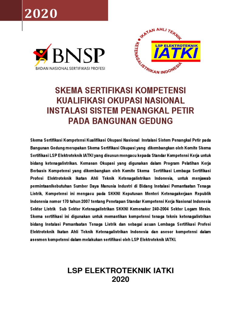 Skema Serkom Penangkal Petir | PDF