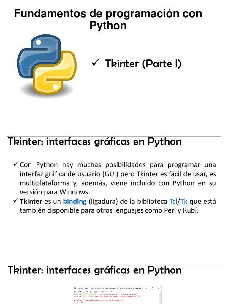 Fundamentos de Programación Con Python | PDF