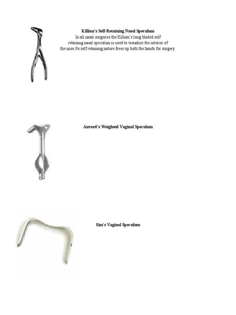 Surgical Instruments Overview | PDF