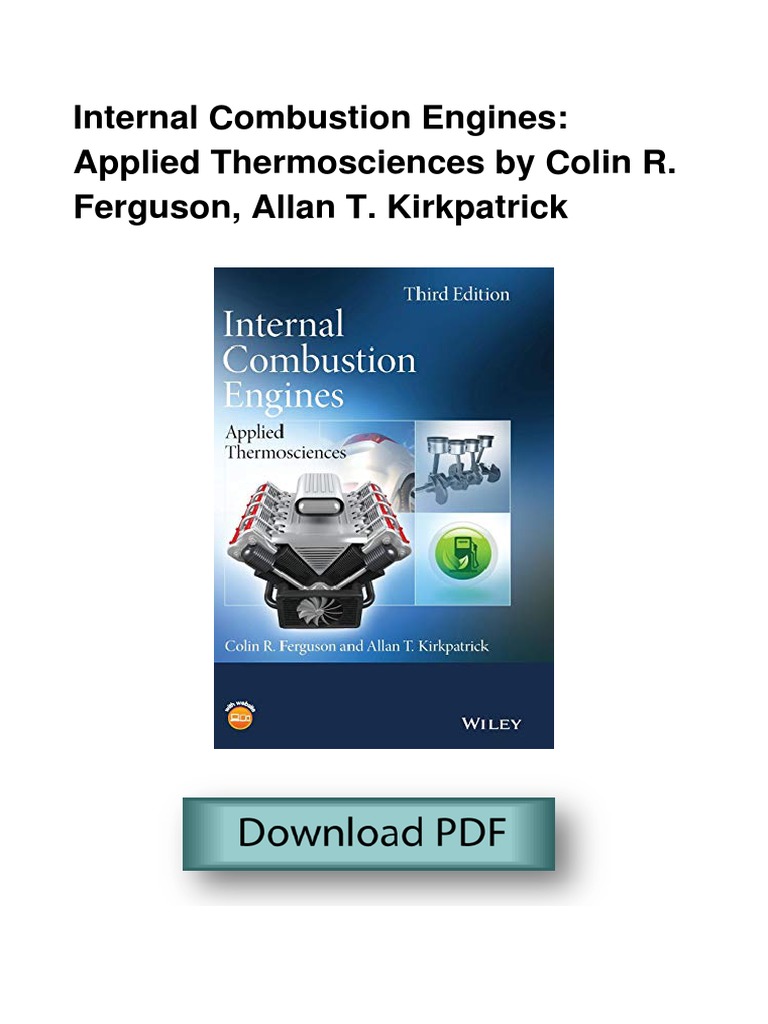 Internal Combustion Engines Applied Ther PDF | PDF