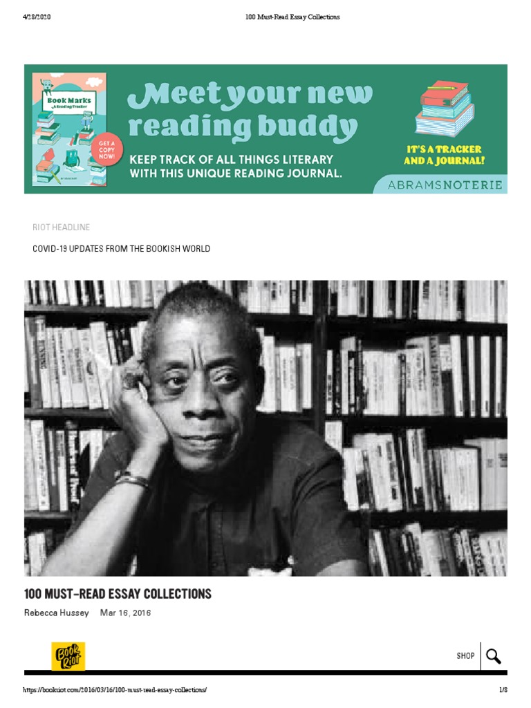 100 Must-Read Essay Collections | PDF | Writers | American Literature