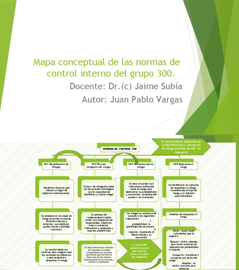 Mapa Conceptual de Las Normas de Control Interno | PDF | Gestión de ...