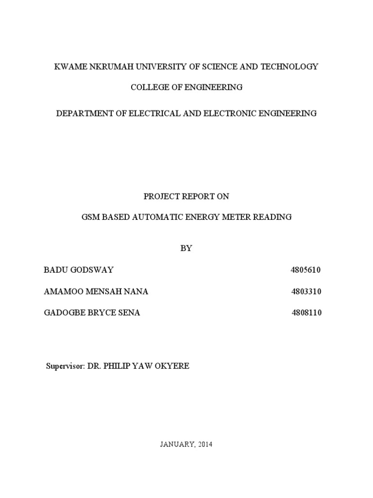 Gsm Based Automatic Energy Meter Pdf Electric Power Transmission Microcontroller