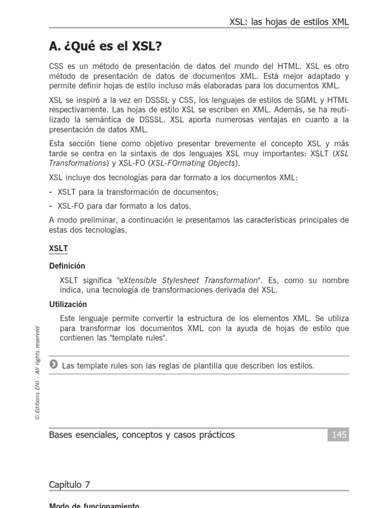 XML Practico (Extracto Del Libro) | PDF | Xslt | Xml