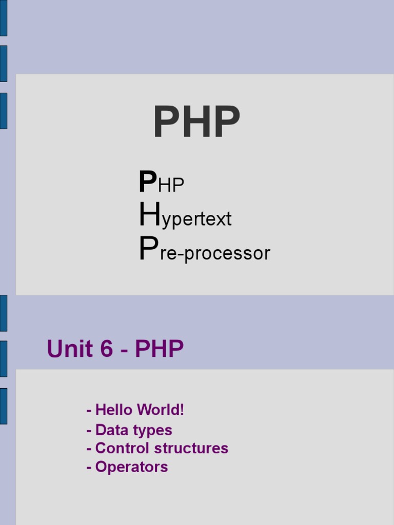 9 - PHP | PDF | Php | Boolean Data Type
