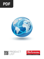 Abbott Architect Immunoassay Menu Data Sheet | PDF | Hepatitis B | Prostate Specific Antigen