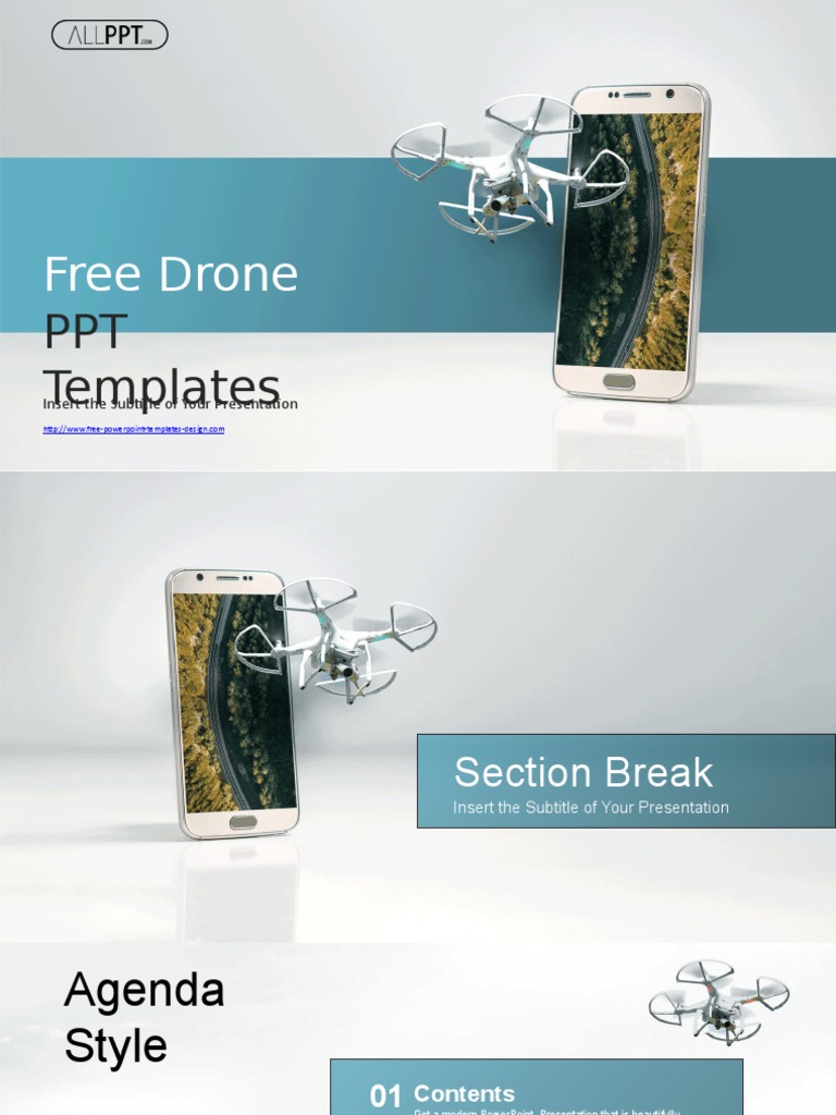 Free Drone: PPT Templates | PDF | Microsoft Power Point | Infographics