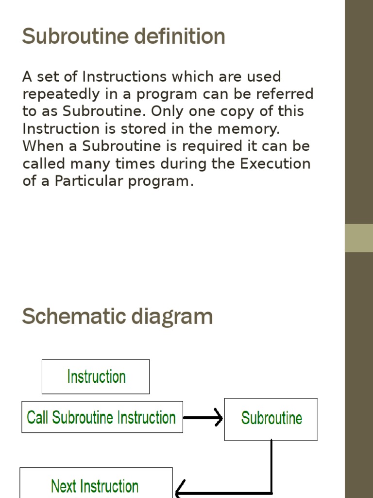 Subroutine | PDF | Subroutine | Control Flow Subroutine | PDF | Subroutine | Control Flow
