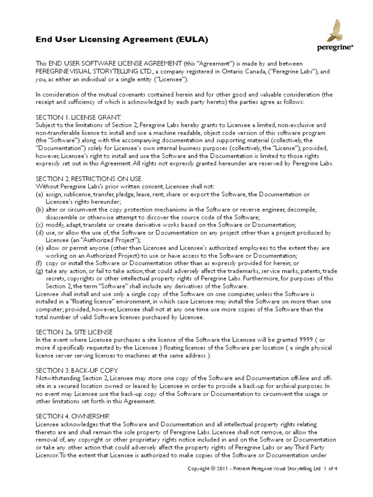 Eula PDF | PDF | License | Copyright