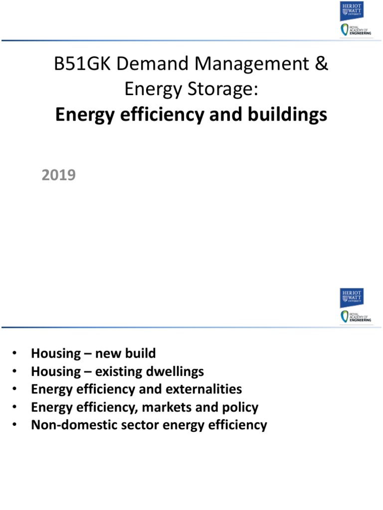 Energy Efficiency in New Build Housing | PDF | Building Insulation ...