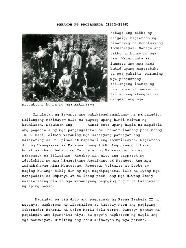 PANAHON NG PROPAGANDA - pdf2 | PDF
