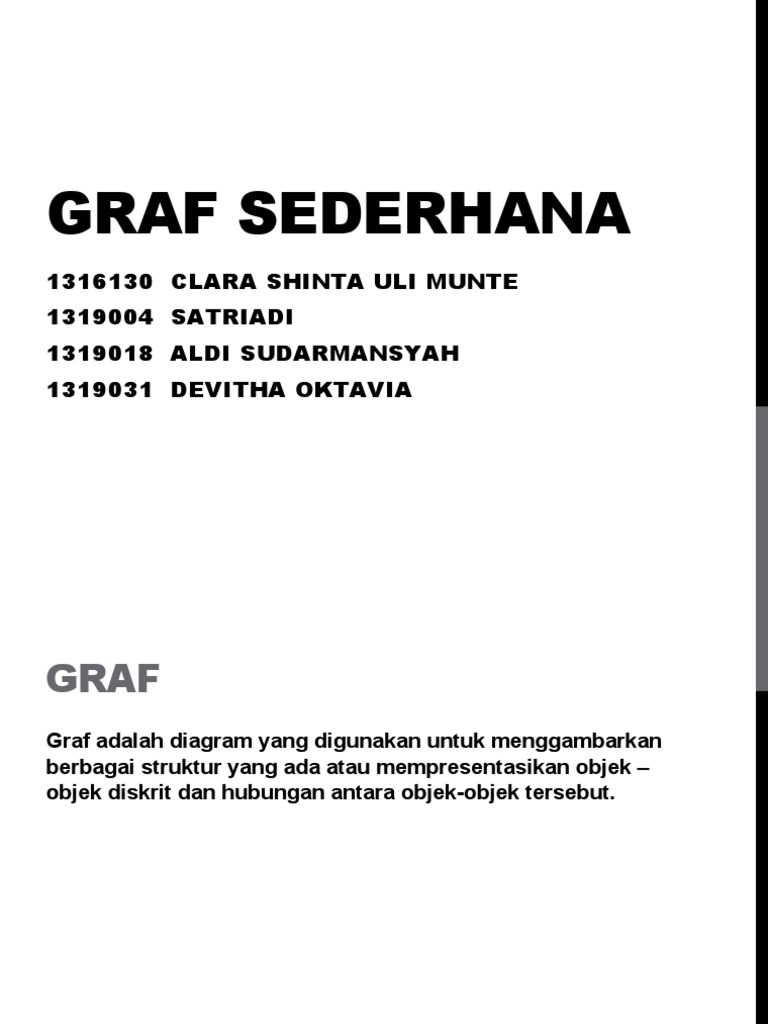Dasar-Dasar Graf Sederhana | PDF | Metode & Bahan Ajar