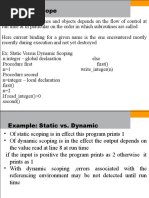 Cs8602 Unit 4 Access To Nonlocal Data On The Stack | PDF | Subroutine | Scope (Computer Science)