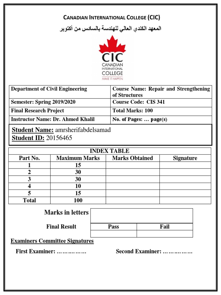 Repair Research Amr Shrif | PDF | Corrosion | Fracture
