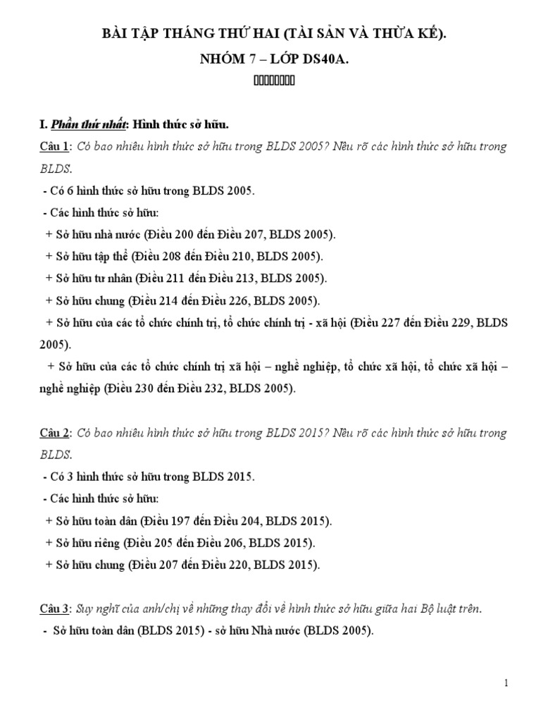 (123doc) - Bai-Tap-Thang-Thu-Hai-Tai-San-Va-Thua-Ke | PDF