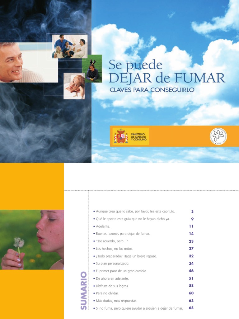 Se Puede Dejar de Fumar: Clave para Conseguirlo | PDF | Fumar tabaco ...