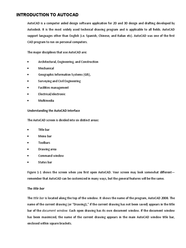 Autocad Manual 2 Pdf Auto Cad Icon Computing